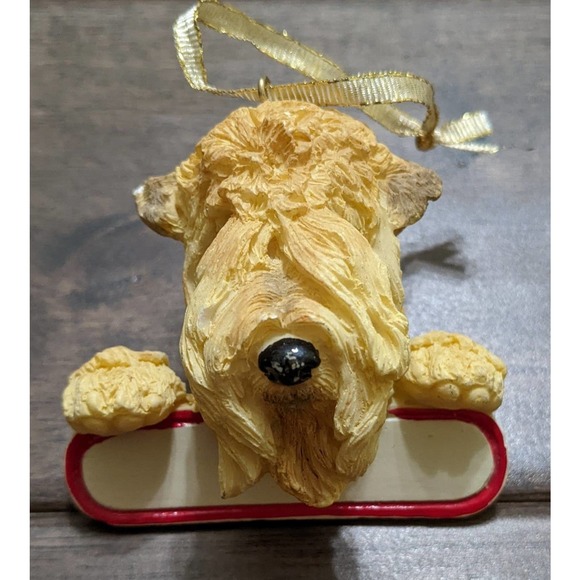 Holiday | Gold Yellow Maximilian Schnauzer Detailed Realistic Resin ...